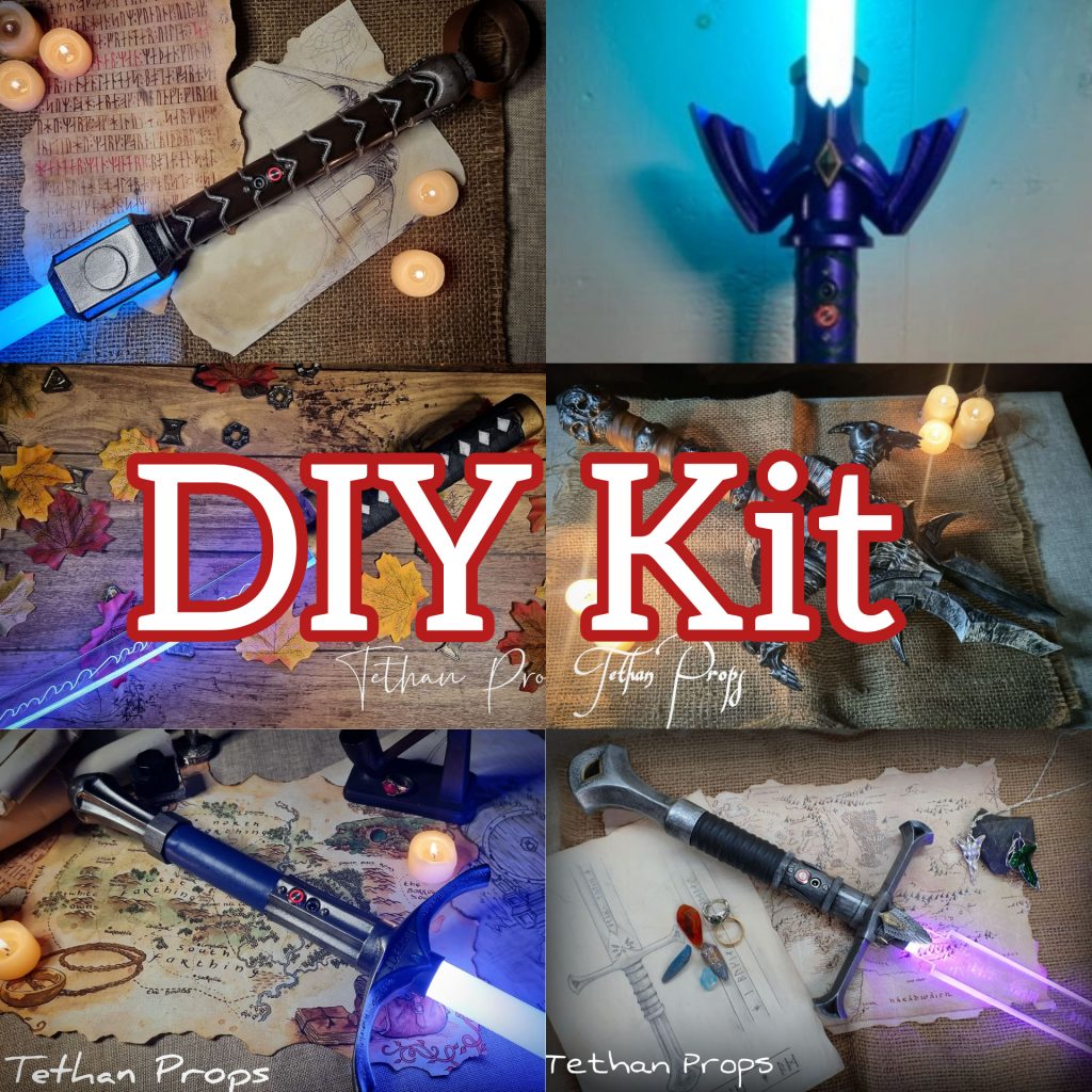 DIY Kit - All lightsabers - Tethan Props