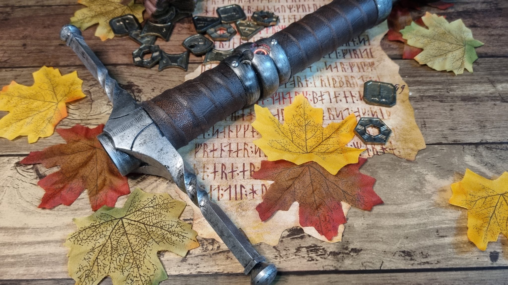Witcher Steel Sword Lightsaber - Tethan Props