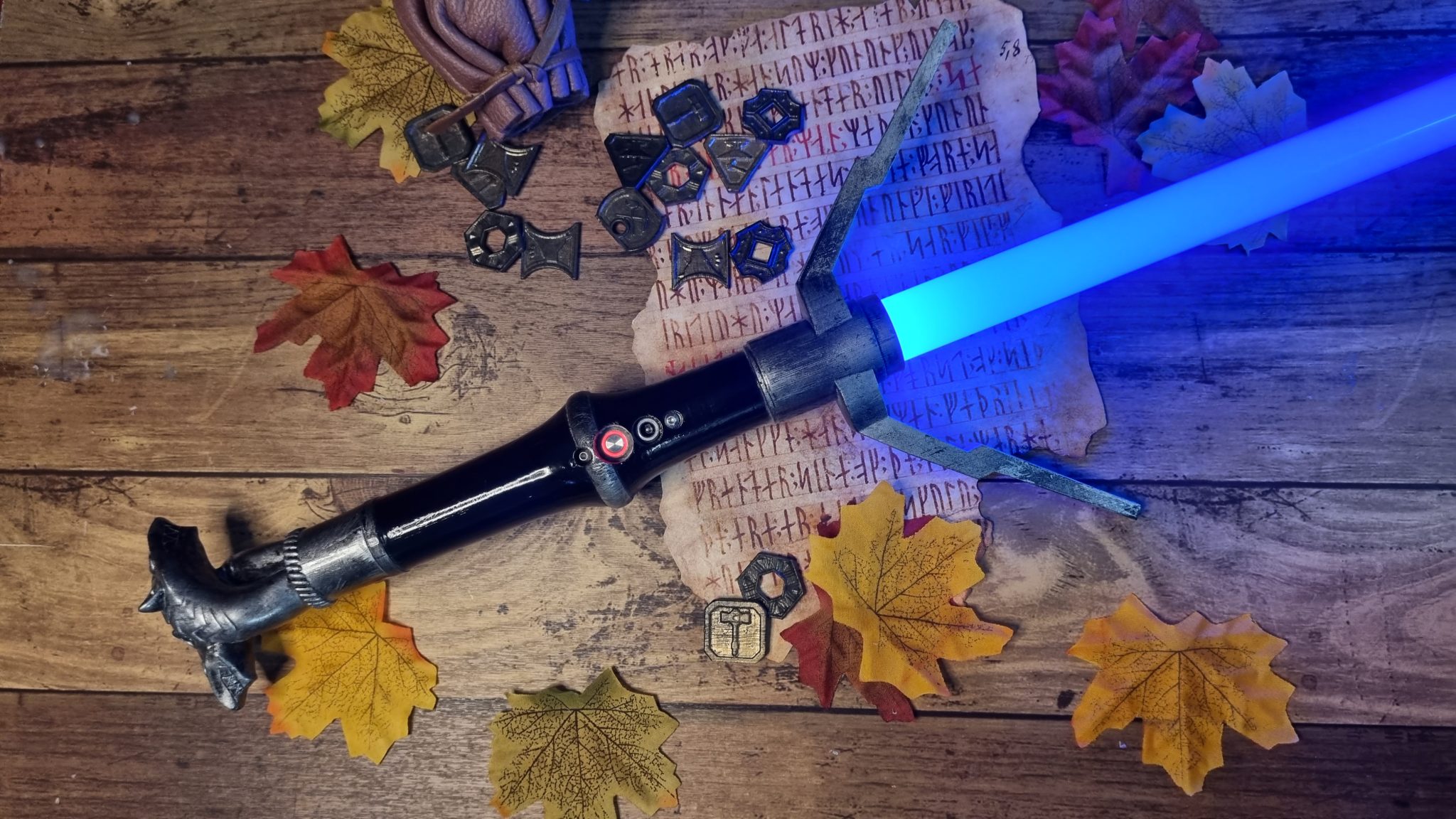 Witcher Silver Sword Lightsaber - Tethan Props