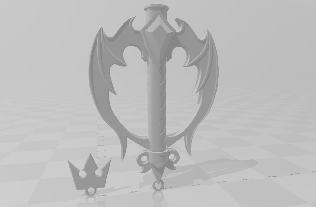 Oblivion Keyblade Lightsaber 3D Print File Download - Tethan Props